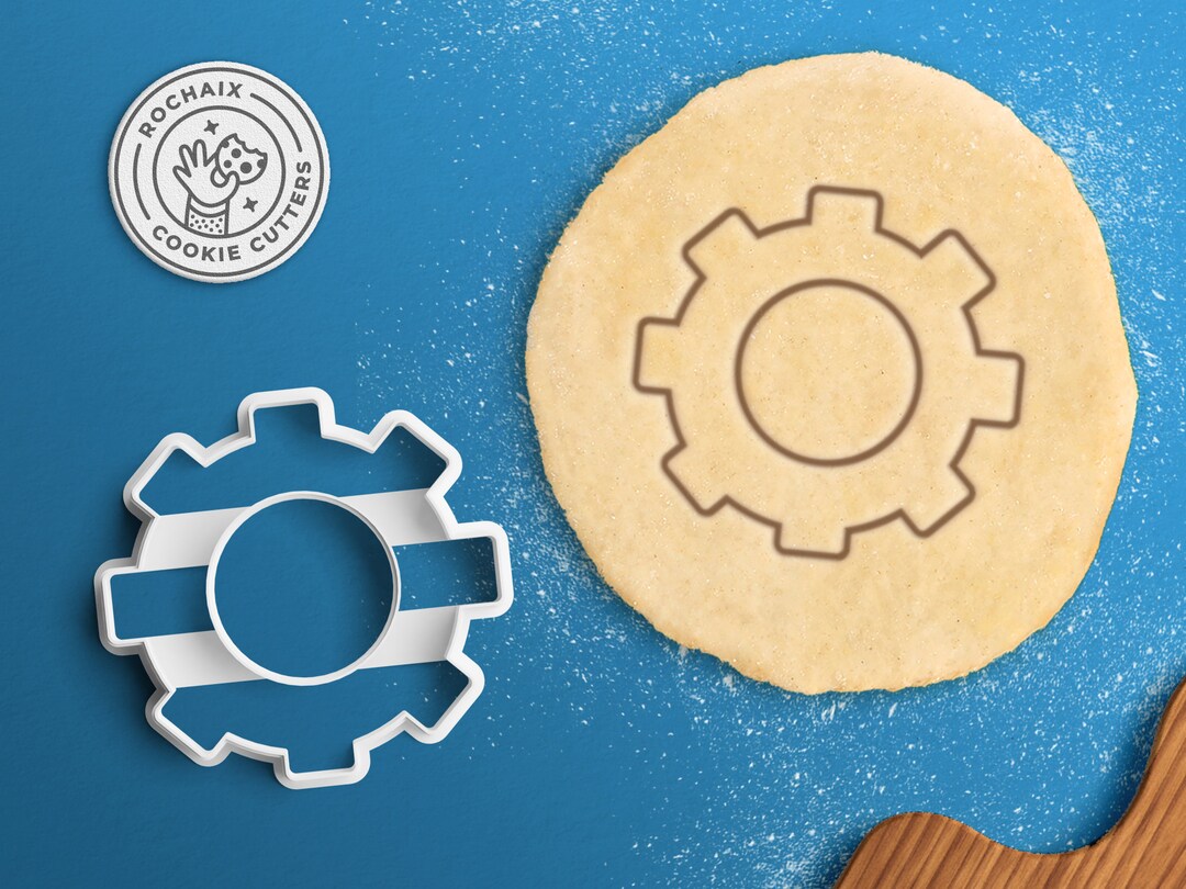 Gear Cookie Cutter – Fathers Day Gift Mechanical Engineer Gift Mechanic ...