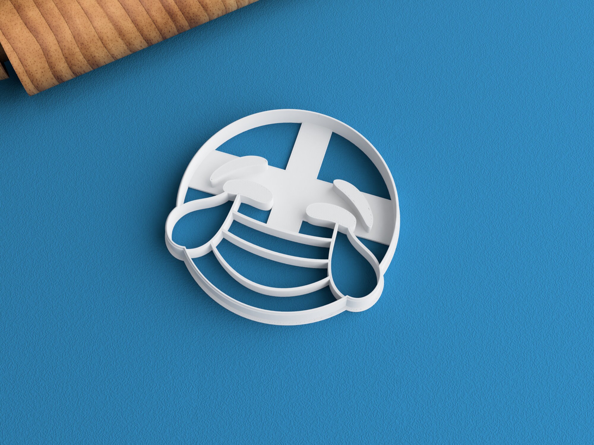 Laugh Emoji Cookie Cutter Emoji Gift Emoji Birthday Cookie - Etsy