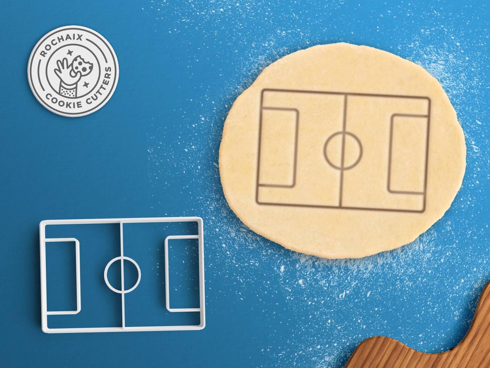 Soccer Field Cookie Cutter Custom Sport Cookie Cutter Real - Etsy