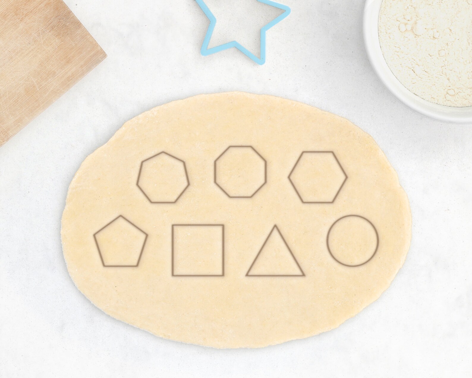 Circle Cookie Cutter Geometric Cookie Cutter Minimalist Tile | Etsy