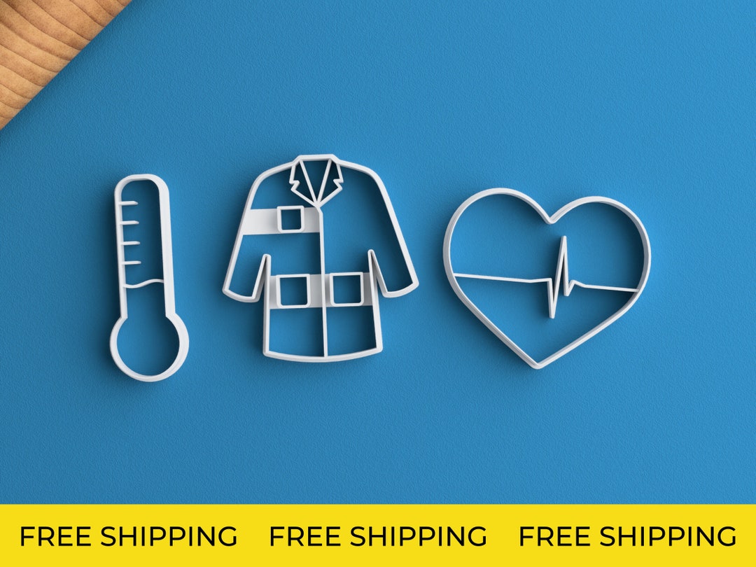 Lab Coat Cookie Cutter FREE SHIPPING Medical Student Gift Doctor Cookie ...