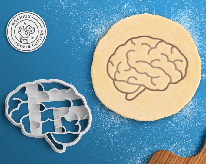 Anatomical Brain Cookie Cutter – Anatomy Cookie Cutter Psychology Gift ...