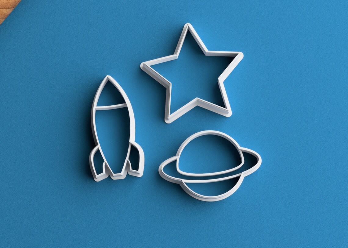 Space Rocket Cookie Cutter Spaceship Cookie Cutter Space - Etsy