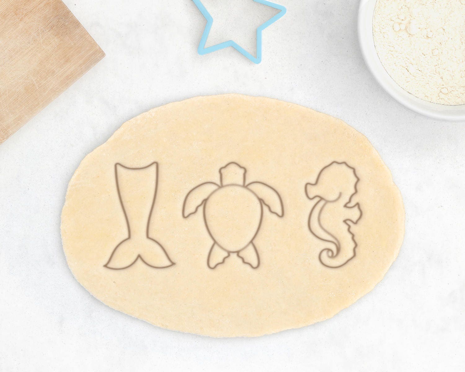 Sea Turtle Cookie Cutter Sea Cookie Cutter Mermaid Cookie | Etsy