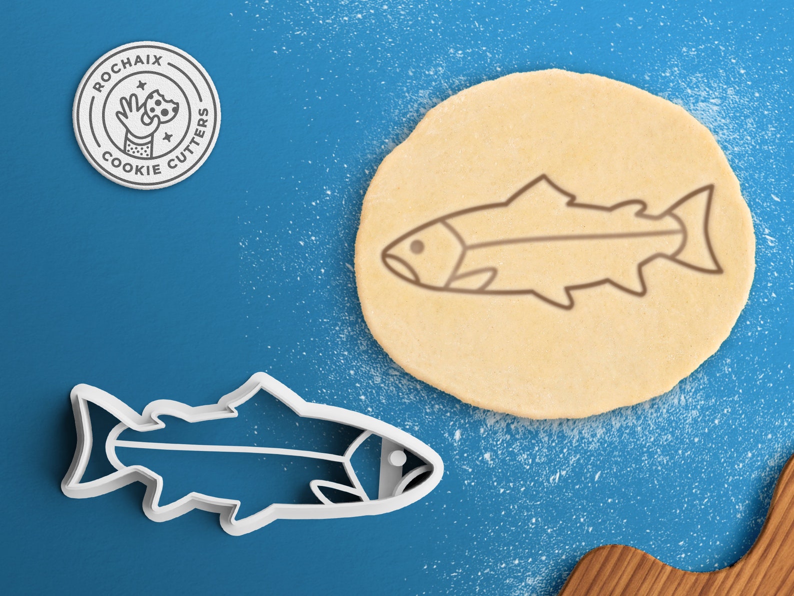 Salmon Cookie Cutter Trout Cookie Cutter Fish Cookie Cutter - Etsy