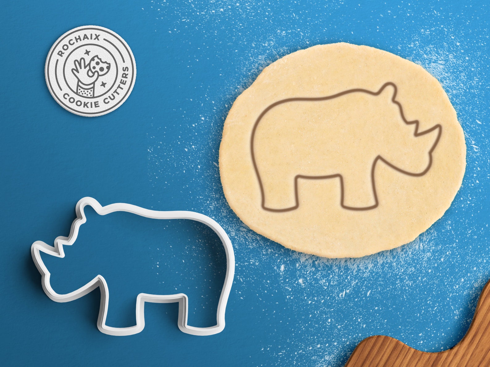 Rhino Cookie Cutter Baby Cookie Cutter Elephant Cookie - Etsy