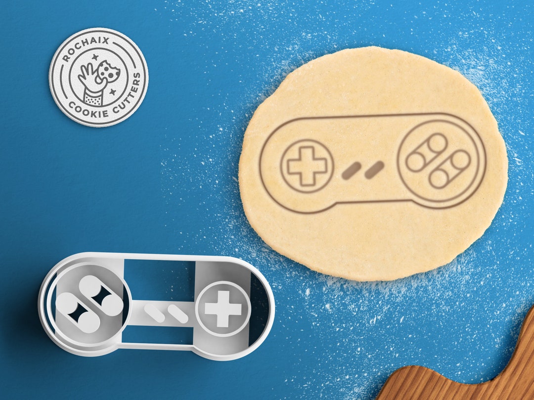 Retro Game Controller Cookie Cutter - Video Game Console Controller ...