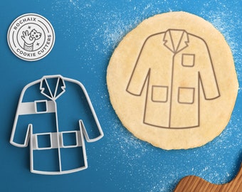 Lab Doctor Scientist White Coat Cookie Cutter - Etsy