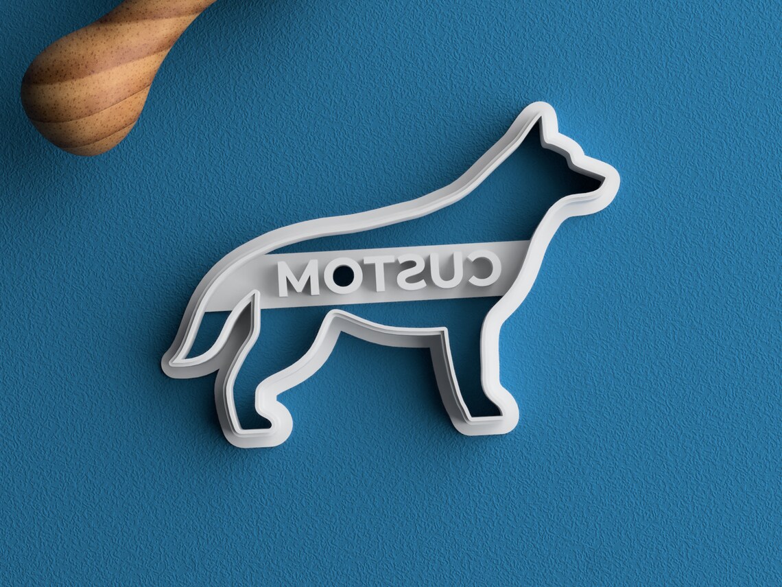 Personalized German Shepherd Cookie Cutter Custom German - Etsy