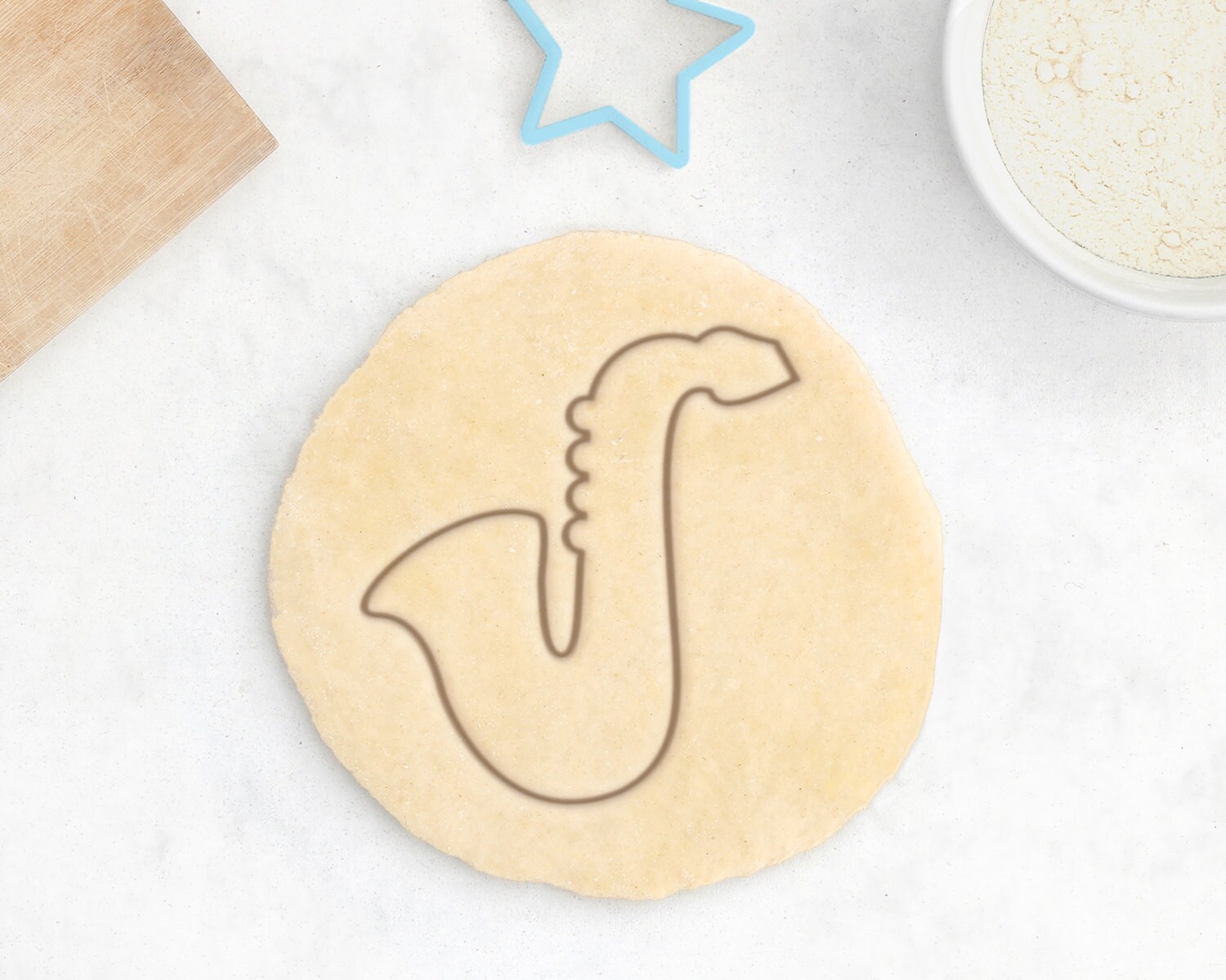 Saxophone Cookie Cutter Saxophone Gift Musical Note Cookie - Etsy