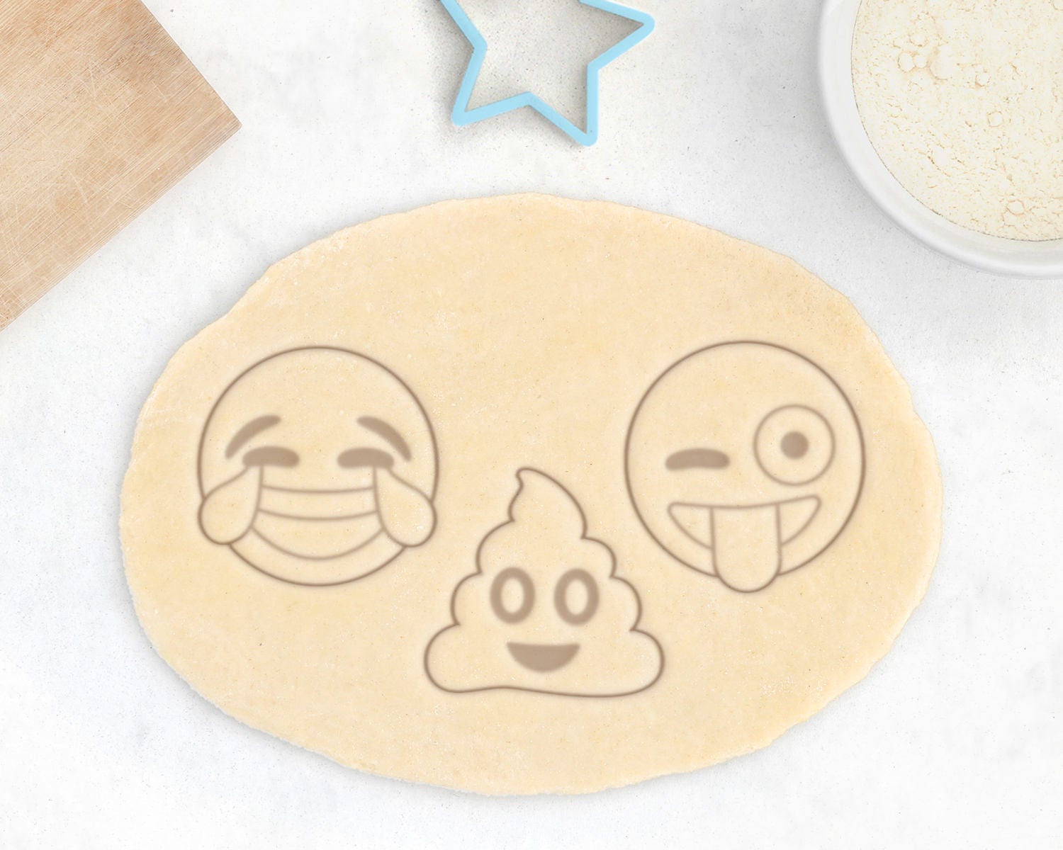 Laugh Emoji Cookie Cutter Emoji Gift Emoji Birthday Cookie | Etsy