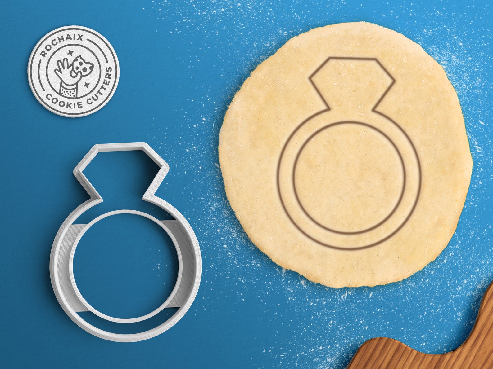 Engagement Ring Cookie Cutter Love Cookie Cutter Engagement | Etsy