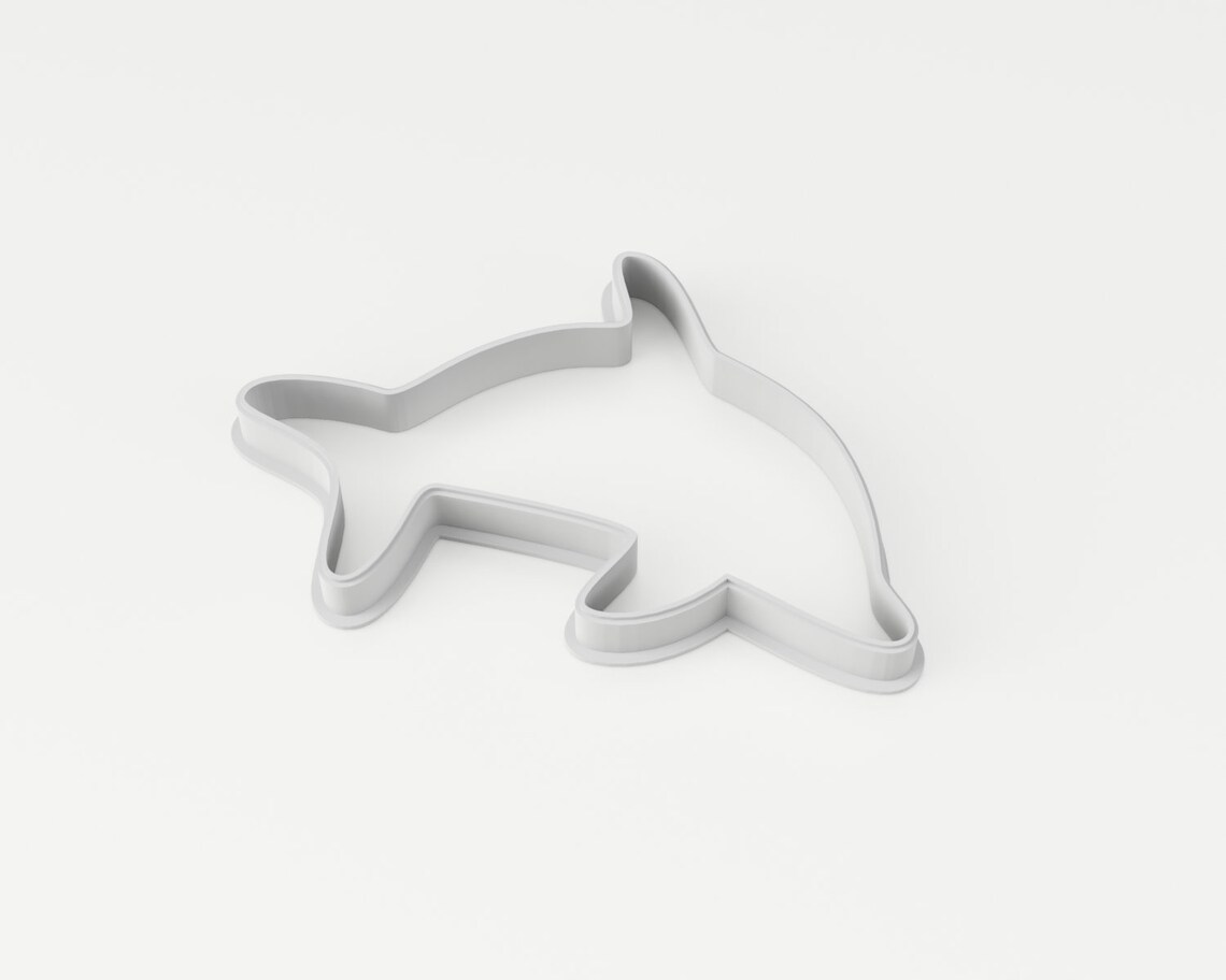 Dolphin Cookie Cutter Mermaid Cookie Cutter Cute Whale | Etsy
