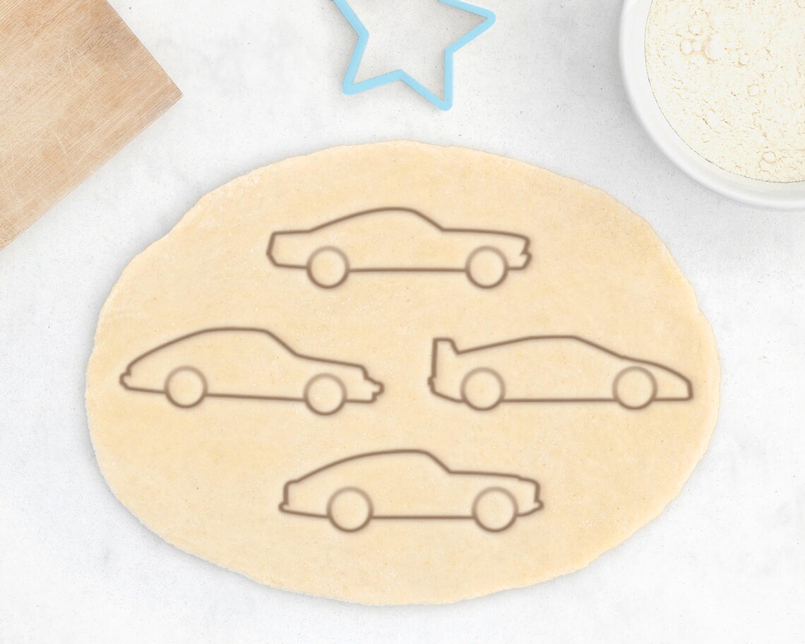Sports Car Cookie Cutter Set Muscle Car Cookies Classic Car | Etsy