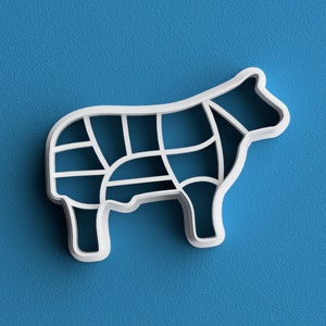 Cow Cookie Cutter - Pig Cookie Cutter Butcher Cookie Cutter Pig Meat ...