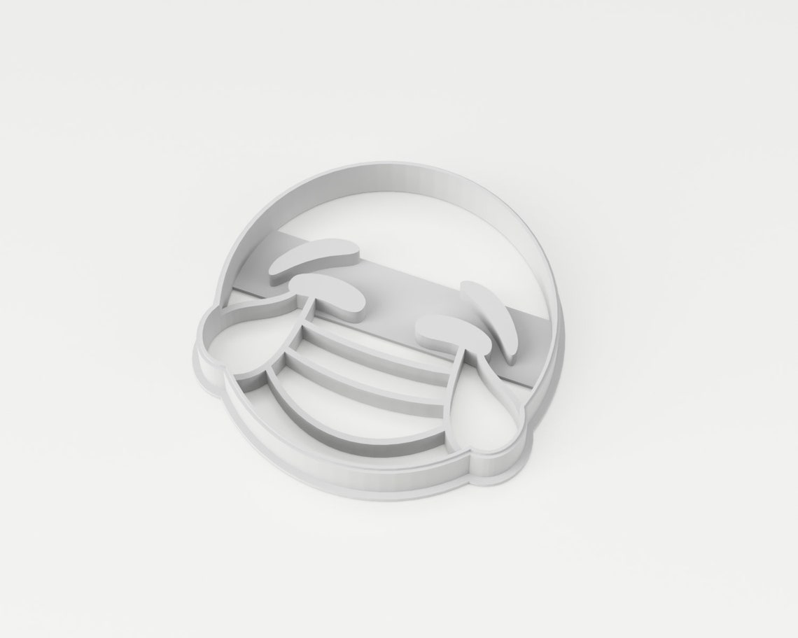 Laugh Emoji Cookie Cutter Emoji Gift Emoji Birthday Cookie | Etsy