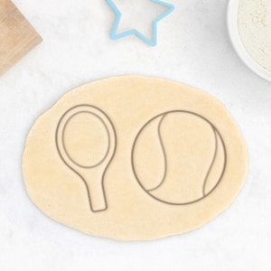 Tennis Racket Cookie Cutter Tennis Cookie Cutter Tennis Ball | Etsy