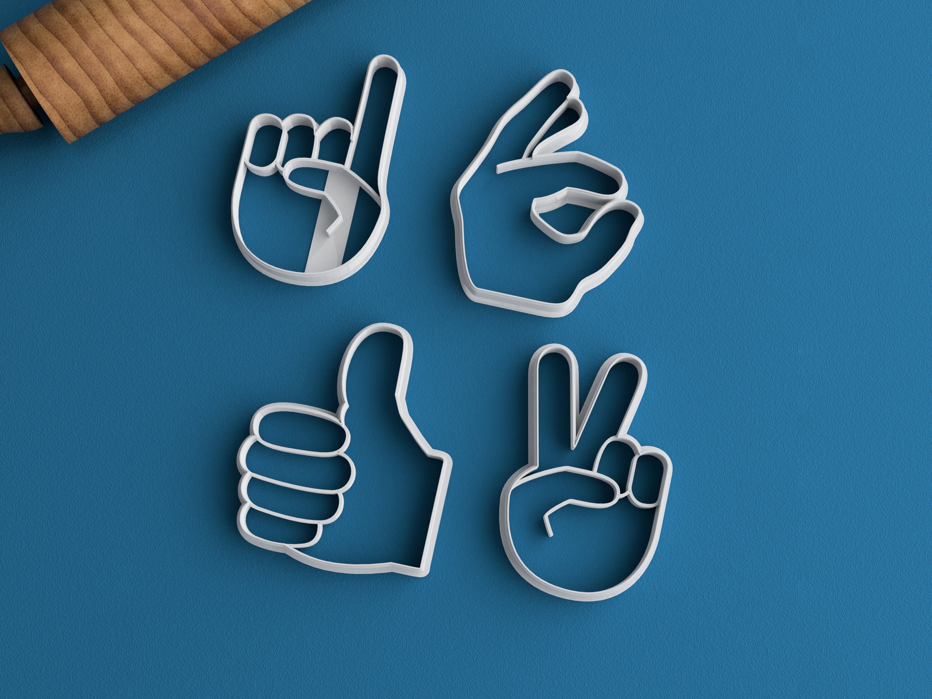 Pointing Hand Cookie Cutter Emoji Cookie Cutter Emoji Gift - Etsy
