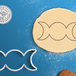 Goddess Cookie Cutter Pagan Cookie Cutter Triple Moon Cookie - Etsy