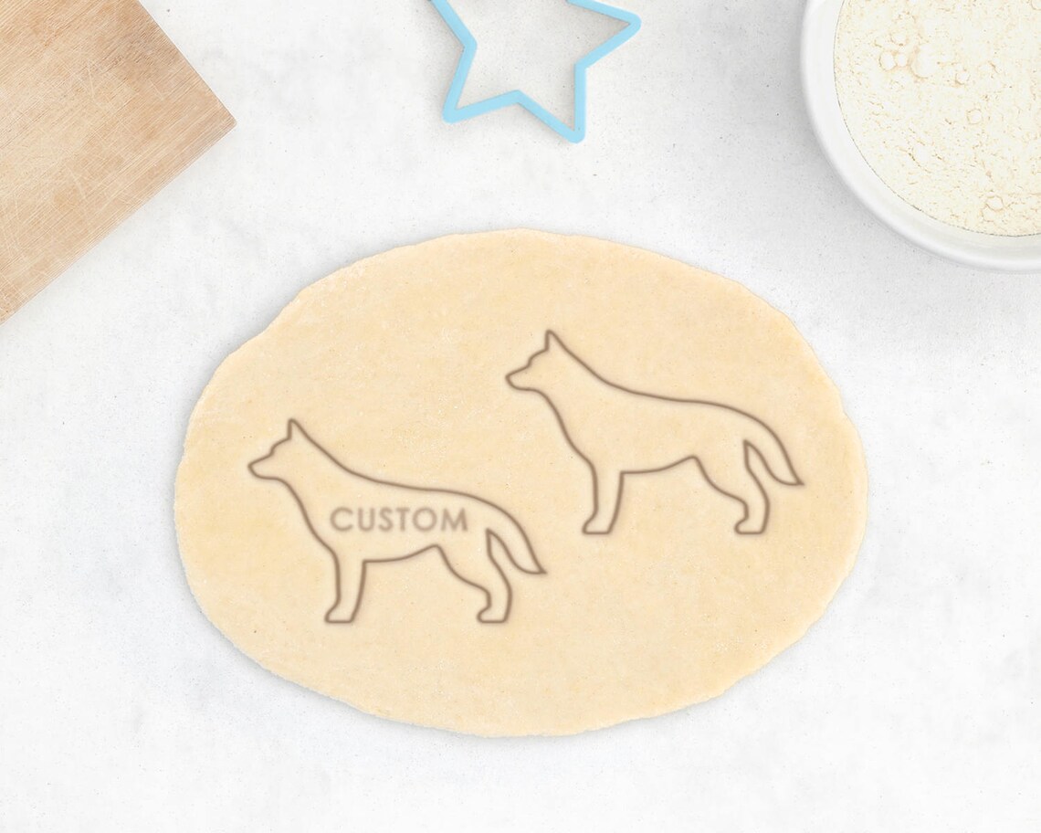 Personalized German Shepherd Cookie Cutter Custom German | Etsy