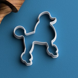 Poodle Cookie Cutter - Dog Cookie Cutter Custom Poodle Cookie Cutter ...