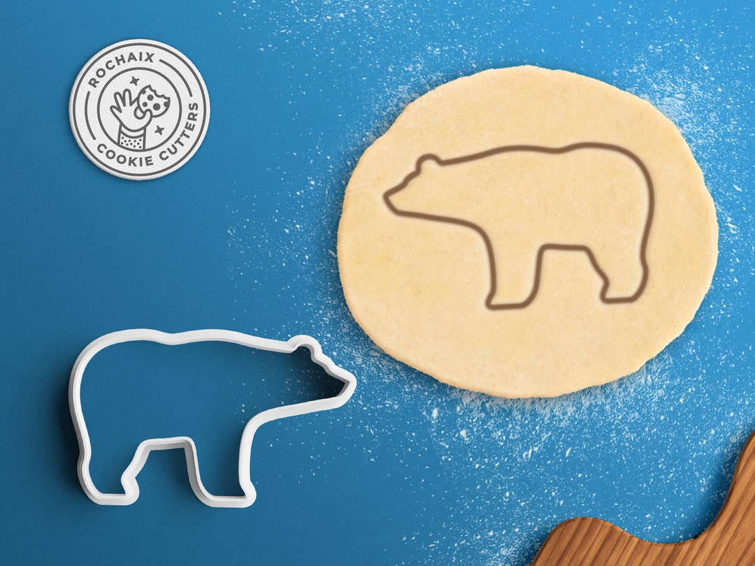 Bear Cookie Cutter – Animal Cookie Cutter Nature Cute Kawaii Teddy Bear ...