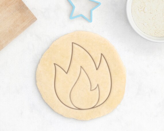 Flame Cookie Cutter Firefighter Cookie Cutter Fire Truck | Etsy