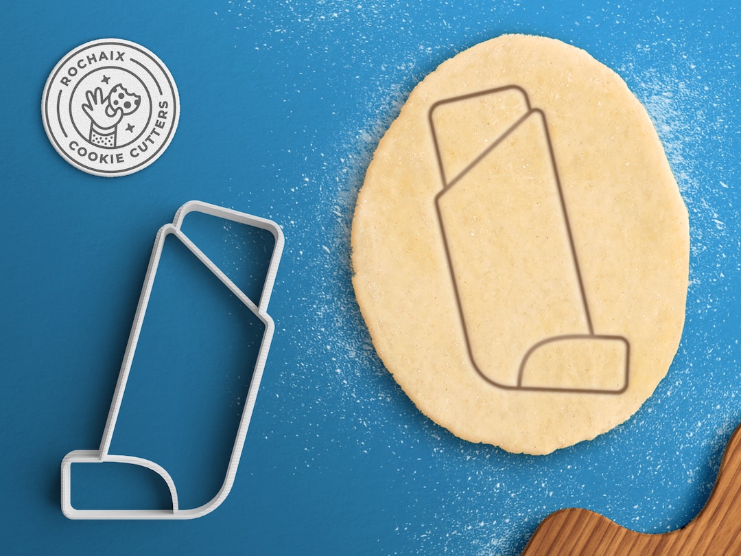 Inhaler Cookie Cutter - Pharmacy Cookie Cutter Respiratory Therapist ...