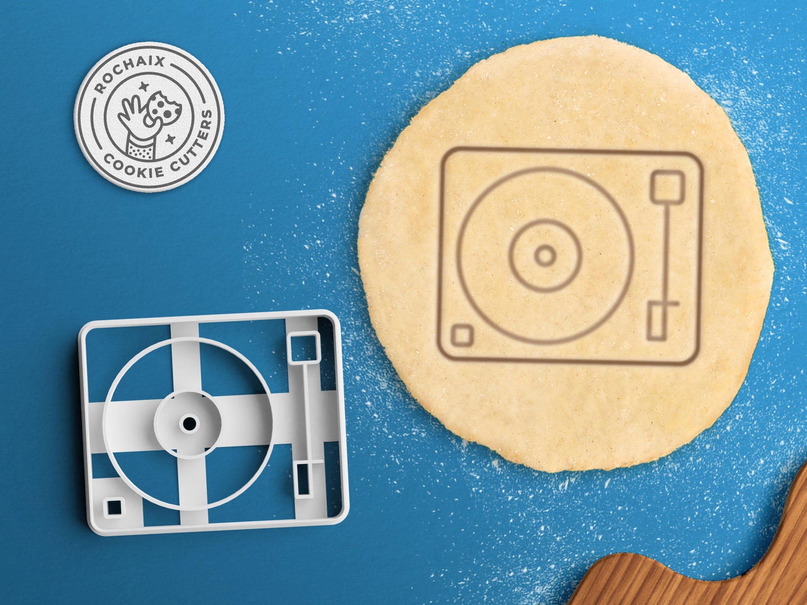 Vinyl Player Cookie Cutter – DJ Cookie Cutter DJ Gift Vinyl Record ...