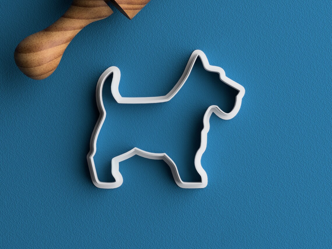 Personalized Scottish Terrier Cookie Cutter Scottie Cookie - Etsy