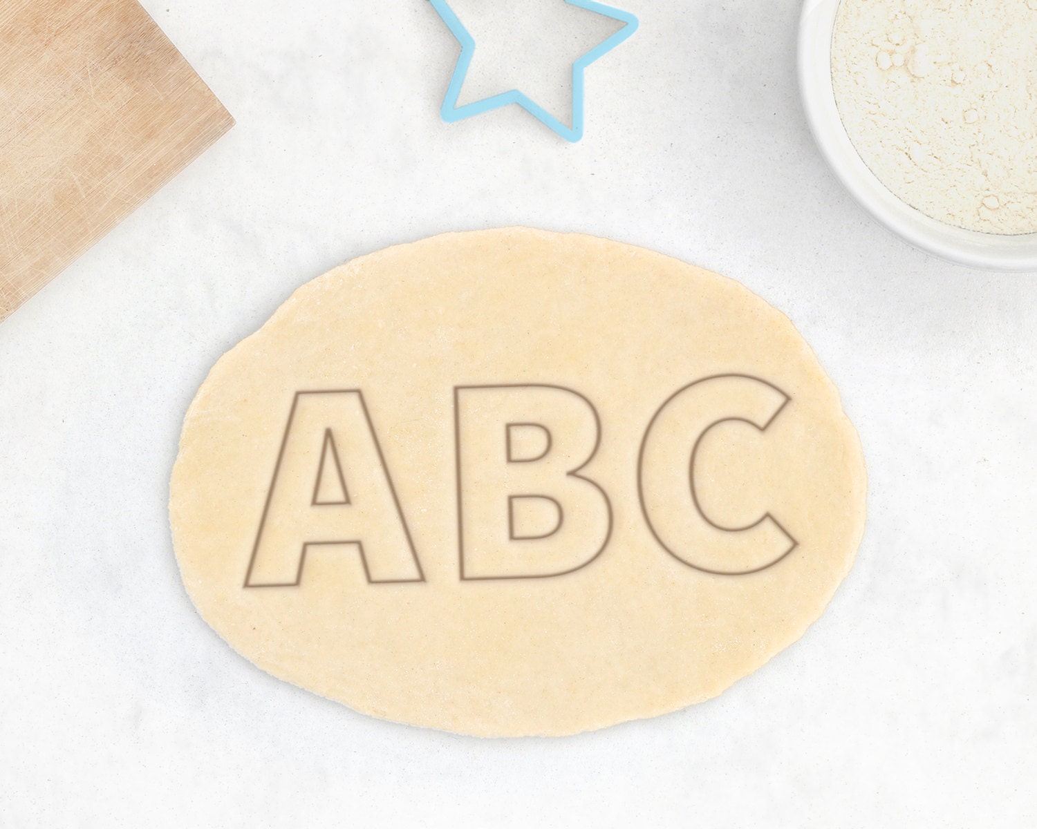 Alphabet Cookie Cutter Set Upper Case Letter Cookie Cutter | Etsy