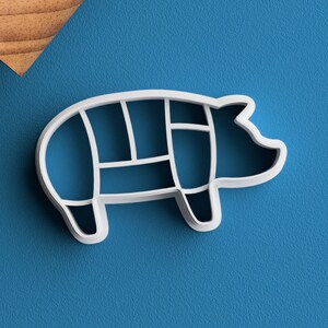 Cow Cookie Cutter - Pig Cookie Cutter Butcher Cookie Cutter Pig Meat ...