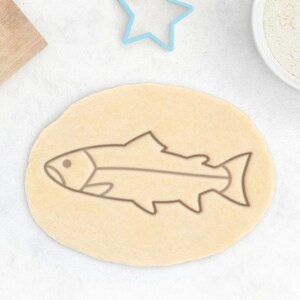 Salmon Cookie Cutter Trout Cookie Cutter Fish Cookie Cutter | Etsy