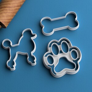 Poodle Cookie Cutter - Dog Cookie Cutter Custom Poodle Cookie Cutter ...
