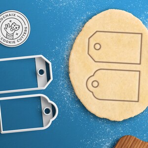 Gift Tag Cookie Cutter - Christmas Cookies Christmas Gift Christmas ...