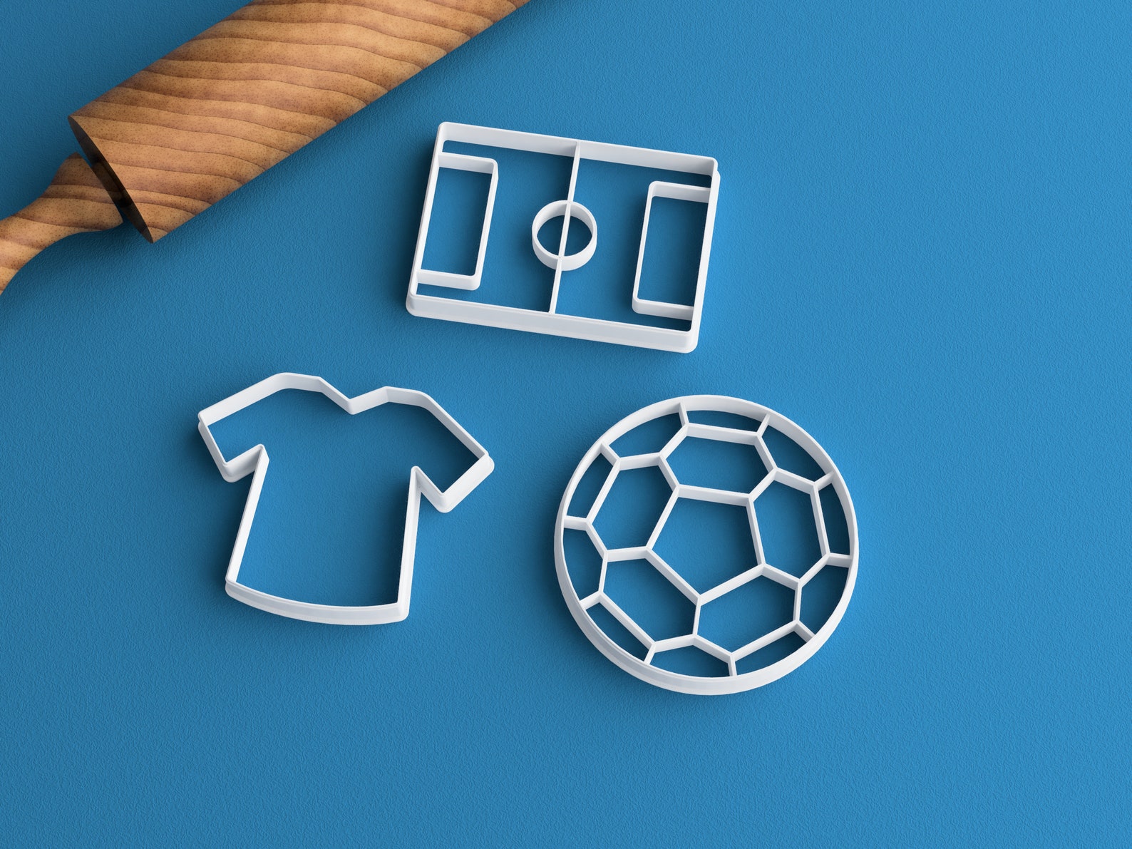 Soccer Jersey Cookie Cutter – Football Cookie Cutter Soccer Ball Cookie ...