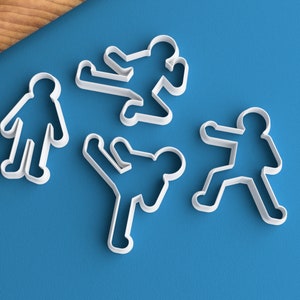 Karate Cookie Cutter Taekwondo Cookie Cutter Judo Cookie - Etsy