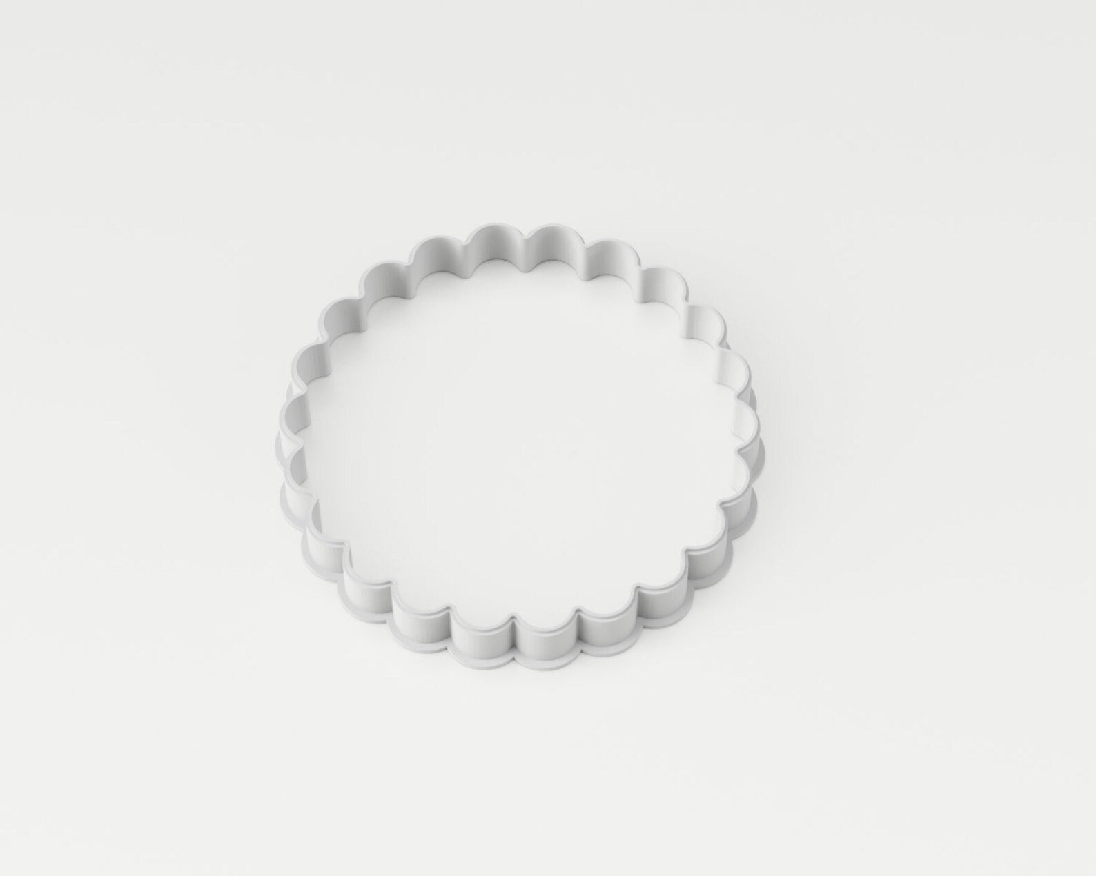 Scalloped Circle Cookie Cutter Scalloped Cookie Cutter | Etsy