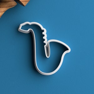 Saxophone Cookie Cutter – Saxophone Gift Musical Note Cookie Cutter ...