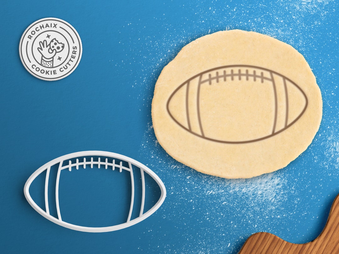 Football Cookie Cutter – Football Helmet Cookie Cutter Rugby Cookie ...