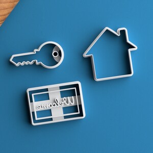 House Key Cookie Cutter - Real Estate Cookie Cutter Gingerbread House ...