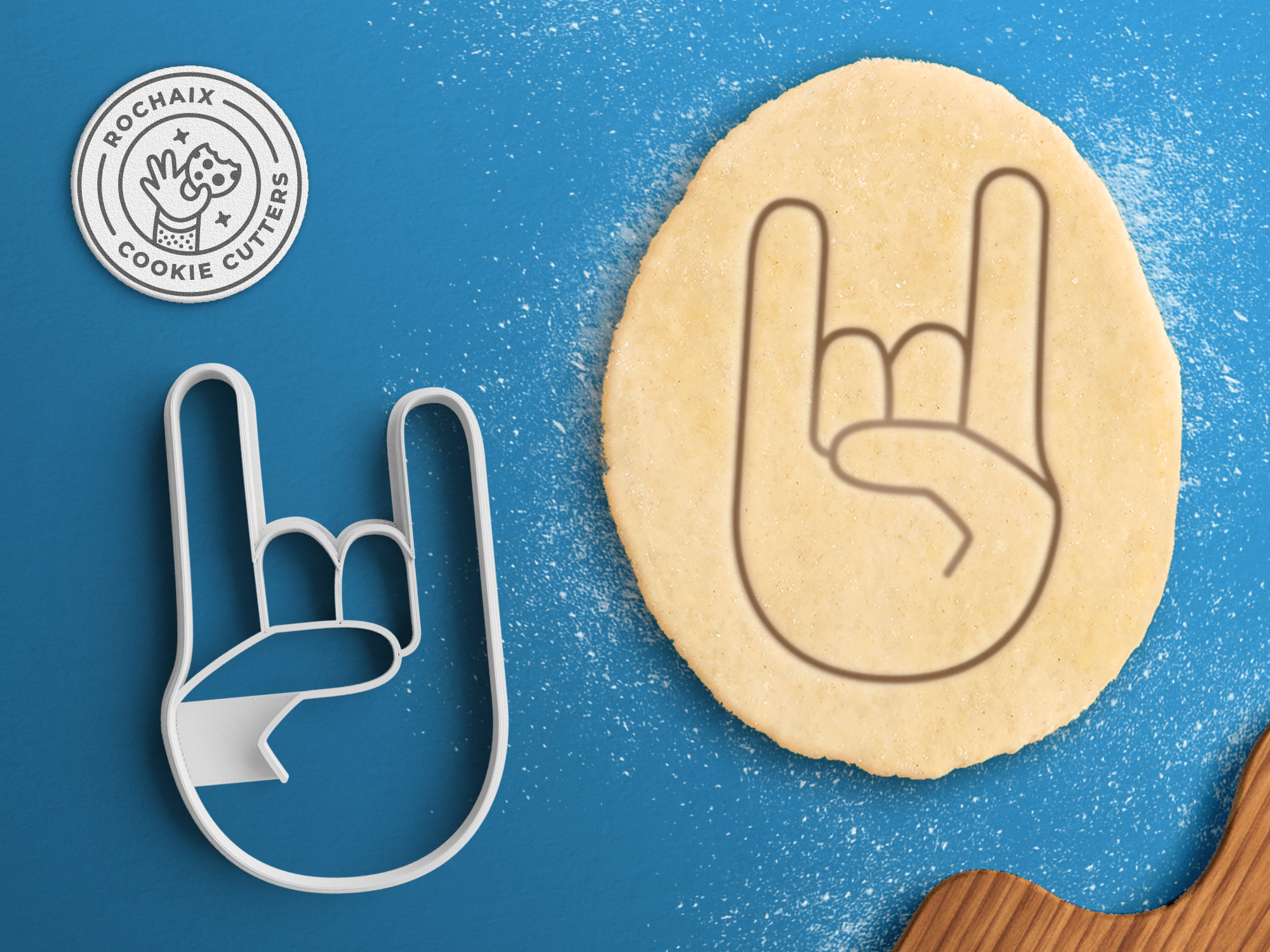 Rock Hand Cookie Cutter Heavy Metal Gift Devil Horns Hands | Etsy