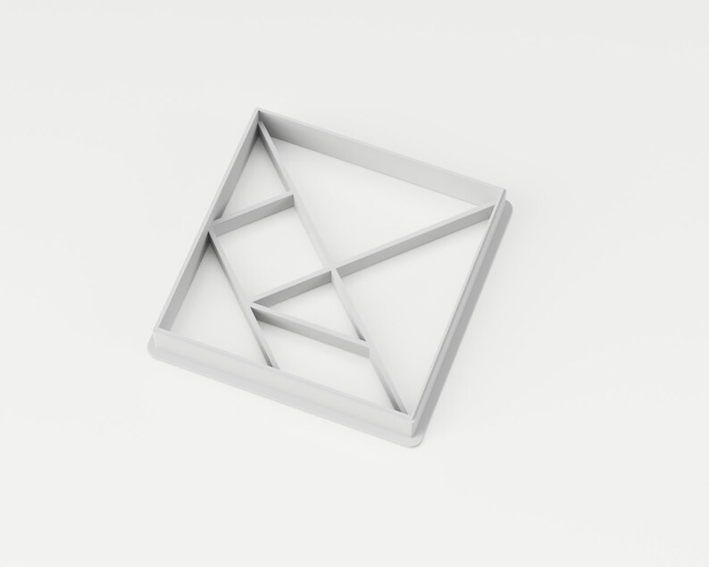 Tangram Cookie Cutter Math Teacher Gift Math Cookie Cutter | Etsy