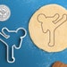 Karate Cookie Cutter Taekwondo Cookie Cutter Judo Cookie - Etsy