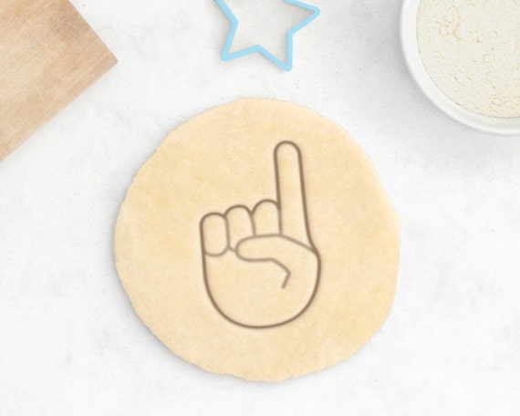 Pointing Hand Cookie Cutter Emoji Cookie Cutter Emoji Gift | Etsy