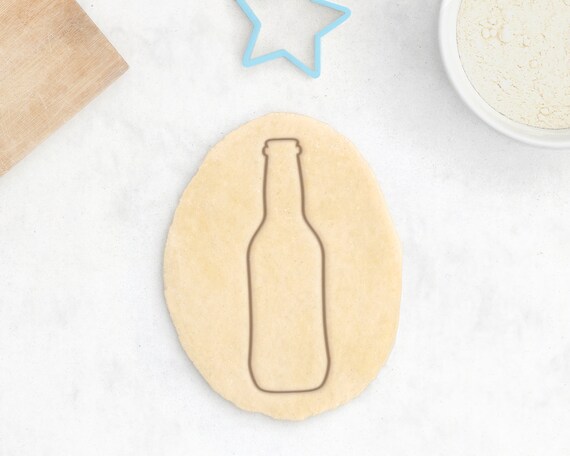 Beer Cookie Cutter Beer Bottle Cookie Cutter Beer Bottle Etsy