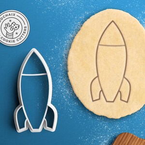 Space Rocket Cookie Cutter – Spaceship Cookie Cutter Space Cookies ...