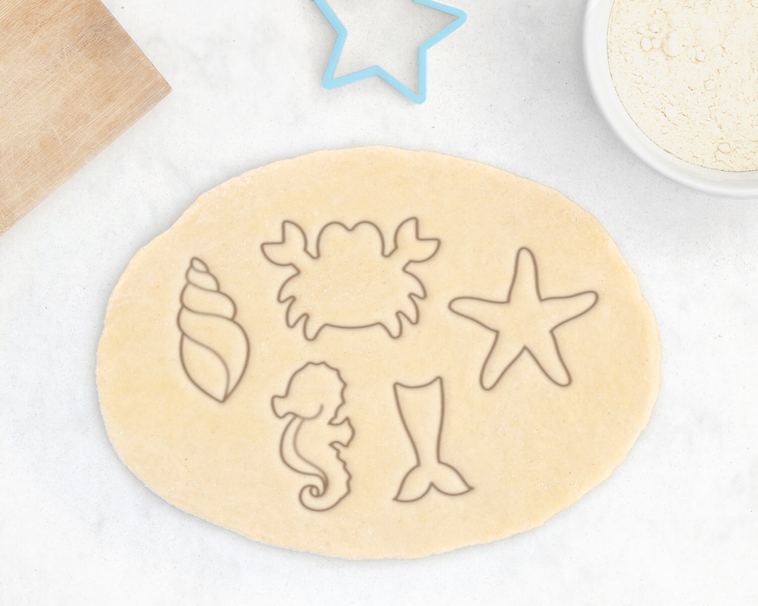 Mermaid Cookie Cutter Under the Sea Cookie Cutter Mermaid | Etsy