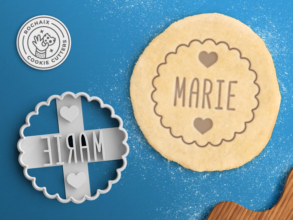 Custom Plaque Cookie Cutter Personalized Wedding Cookie - Etsy