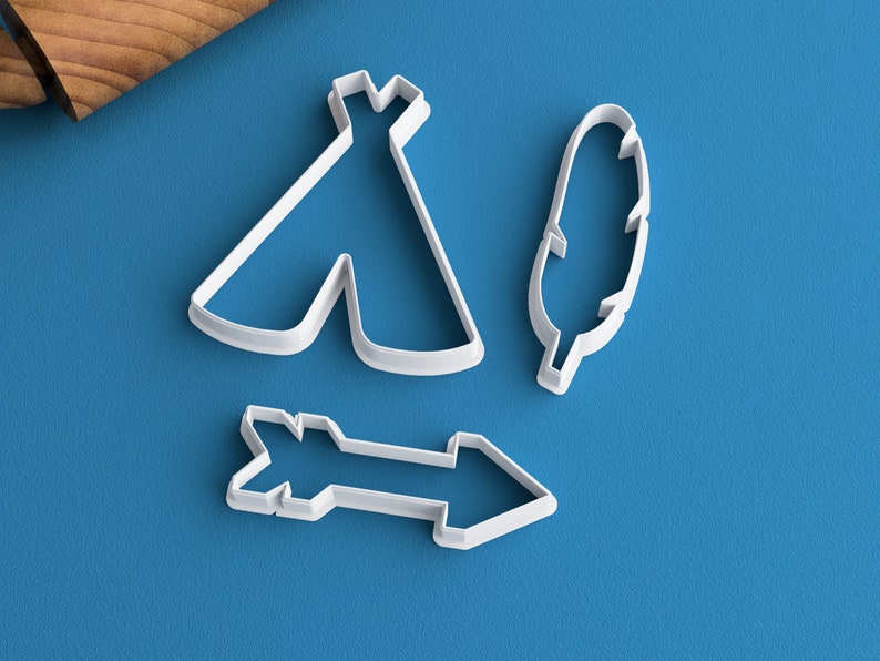 Arrow Cookie Cutter Native American Cookie Cutter Feather | Etsy